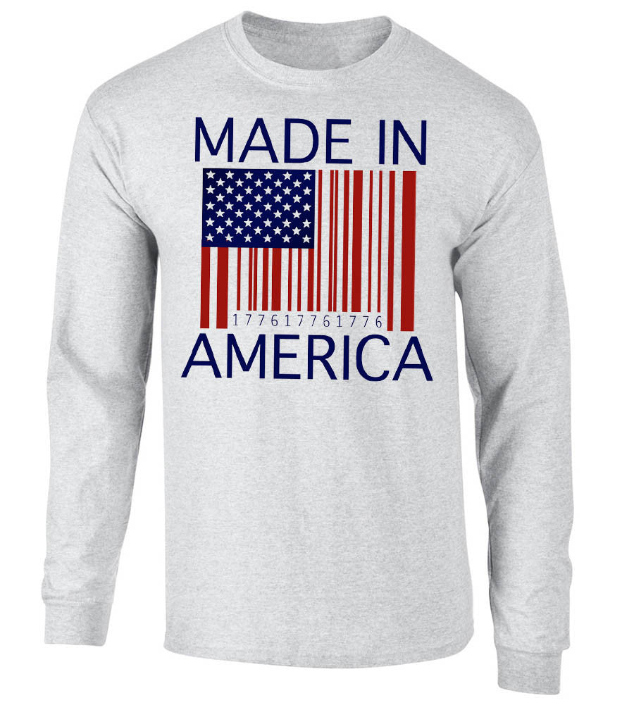 'Made In America' Long Sleeve Tee – United Tees