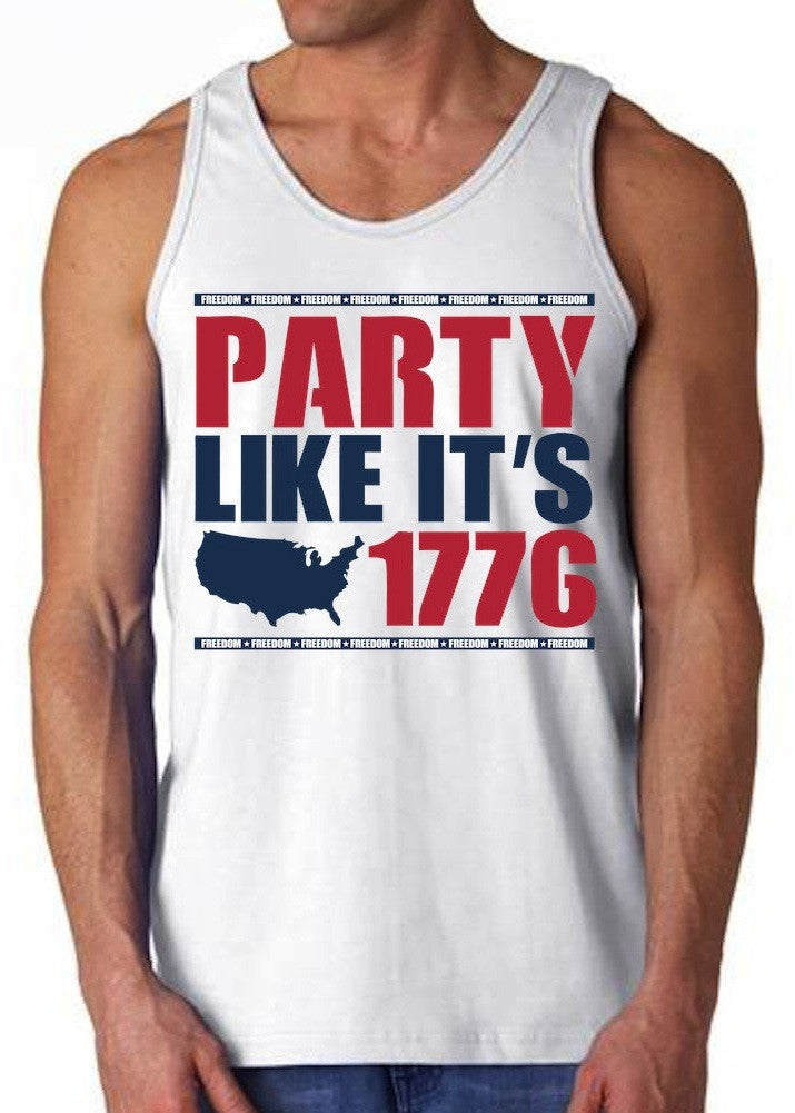 'Party Like It's 1776' Tank Top – United Tees
